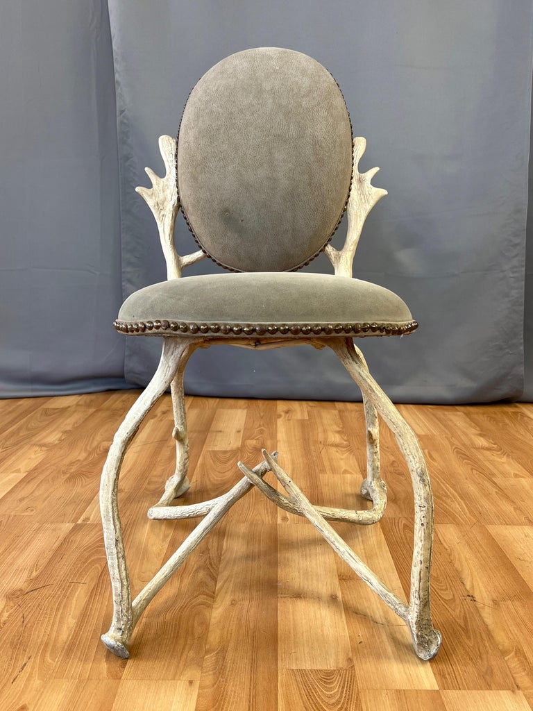 Arthur Court Antler Side Chair, 1970s For Sale at 1stDibs