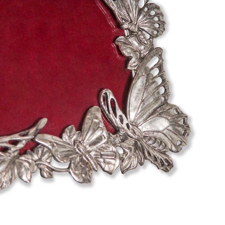 Arthur Court Butterfly Picture Frame For Sale at 1stDibs