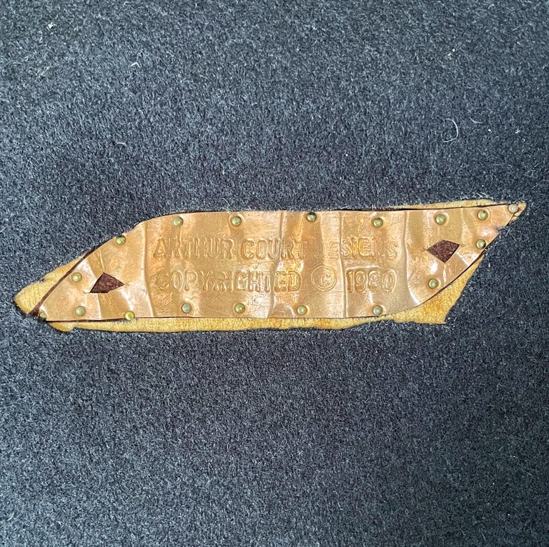 Arthur Court Copper and Brass Clad Lifesize Turtle Box For Sale at 1stDibs