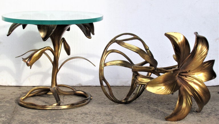 Arthur Court Gilded Lily Tables at 1stDibs | lily arthur, lily denma