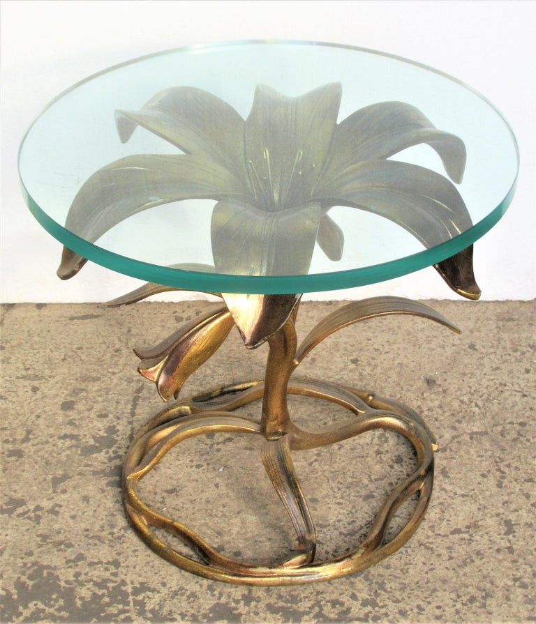 Arthur Court Gilded Lily Tables at 1stDibs | lily arthur, lily denma
