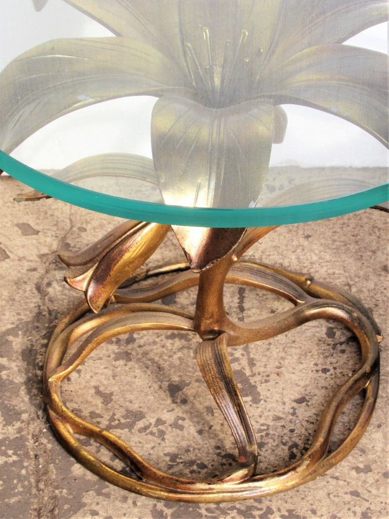 Arthur Court Gilded Lily Tables at 1stDibs | lily arthur, lily denma