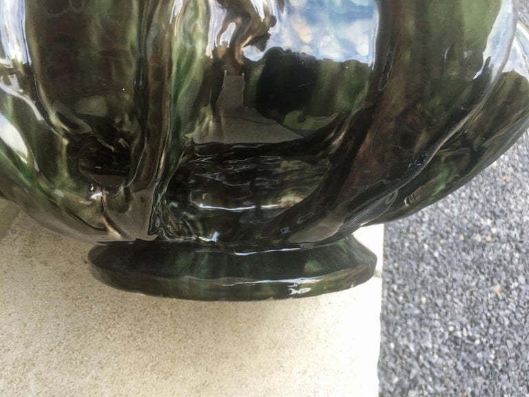 Arthur Craco Large Ceramic Vase, circa 1900 For Sale at 1stDibs