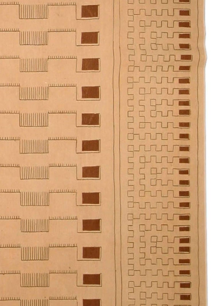 Arthur Dunnam Contemporary Aubusson Handmade Wool Rug for Doris Leslie ...