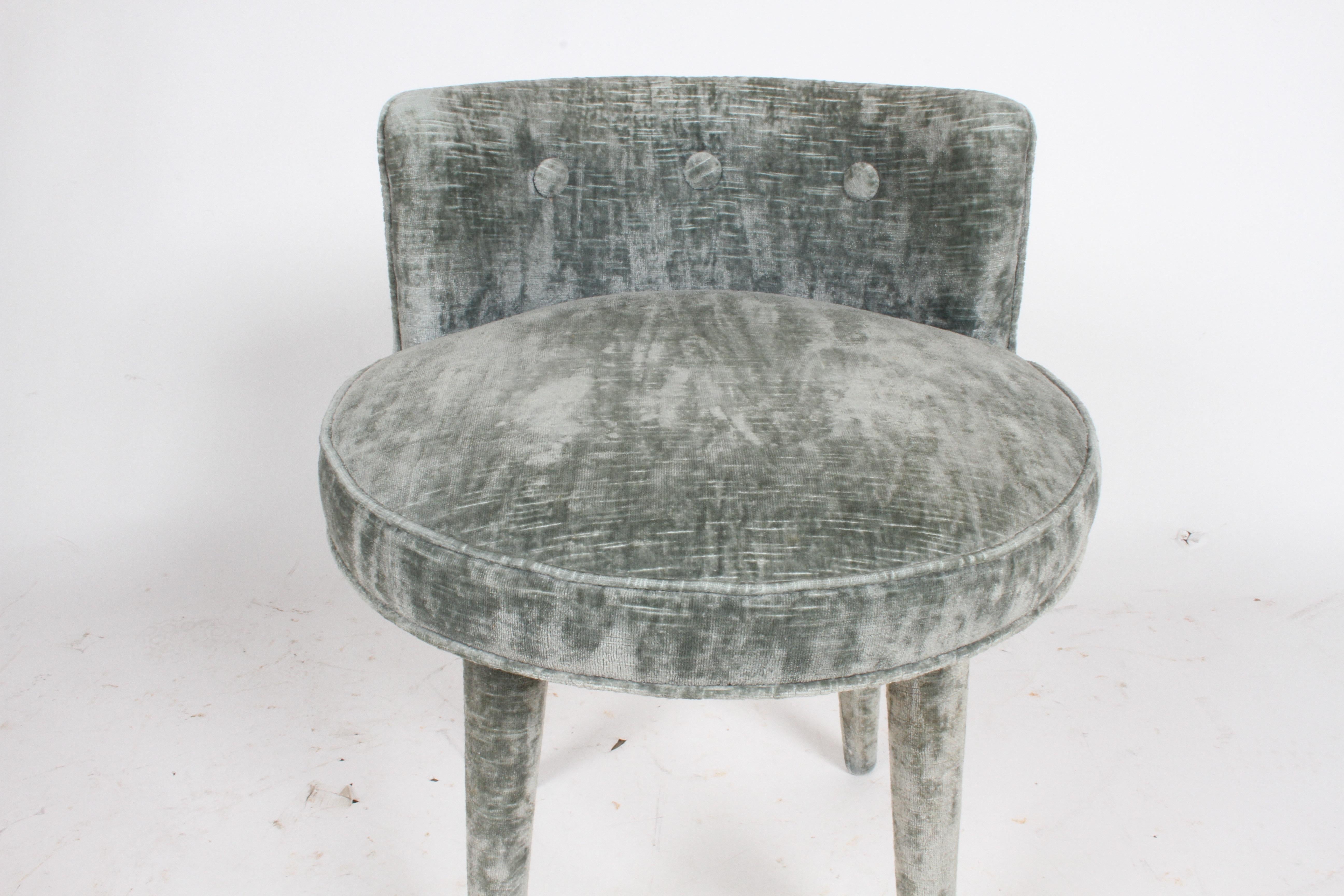 Arthur Elrod Designed Swivel Vanity Stool at 1stDibs