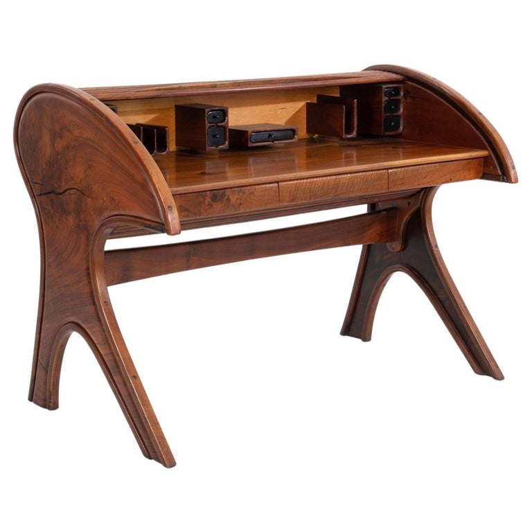 Arthur Espenet Carpenter Roll-Top Desk 1979 For Sale at 1stDibs