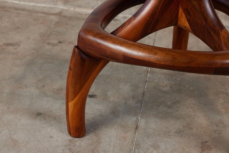 Arthur Espenet Carpenter Studio Craft Swivel Stool For Sale at 1stDibs