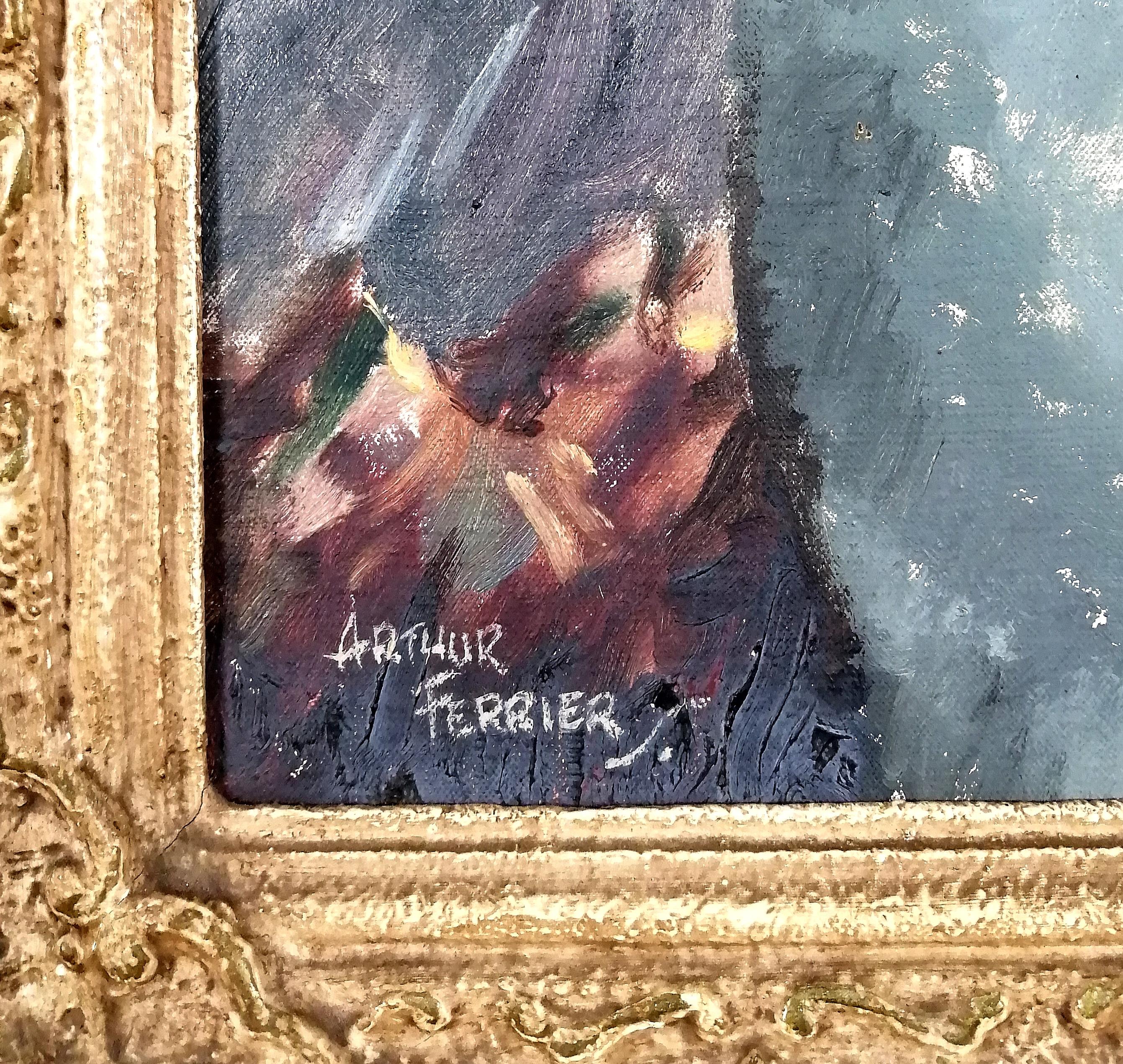 Arthur Ferrier - Portrait of a Boy in a Landscape - Early 20th Century ...