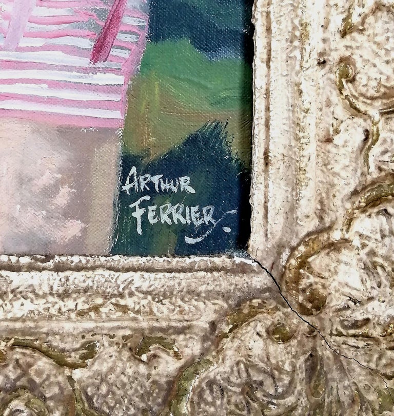 Arthur Ferrier - Portrait of a Girl with her Horse - Early 20th Century ...