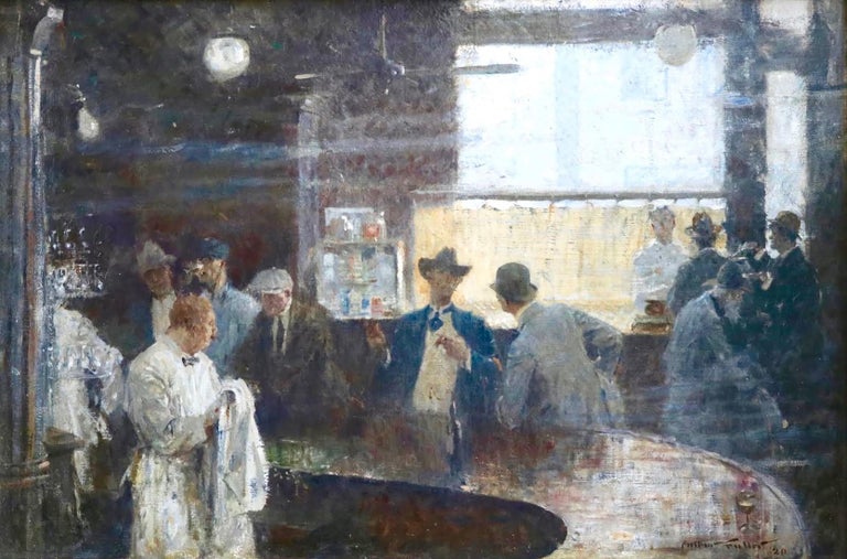 Arthur Fuller - Bar Scene For Sale at 1stDibs