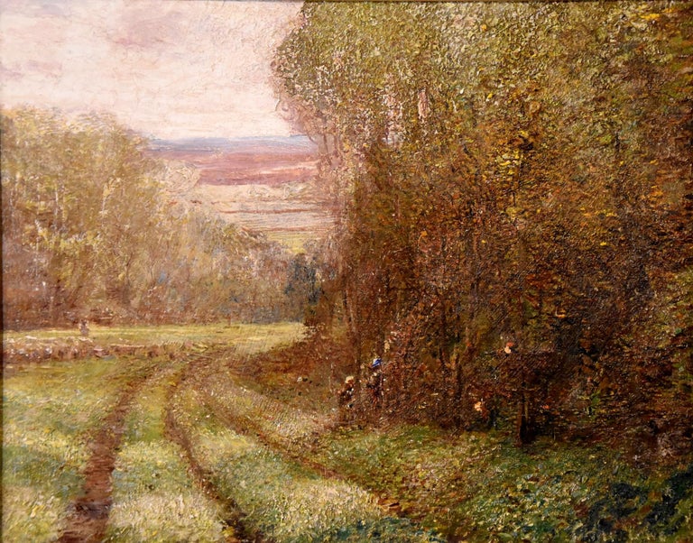 Arthur Lowe - Oil Painting pair by Arthur Lowe "In the Vale of Belvoir ...
