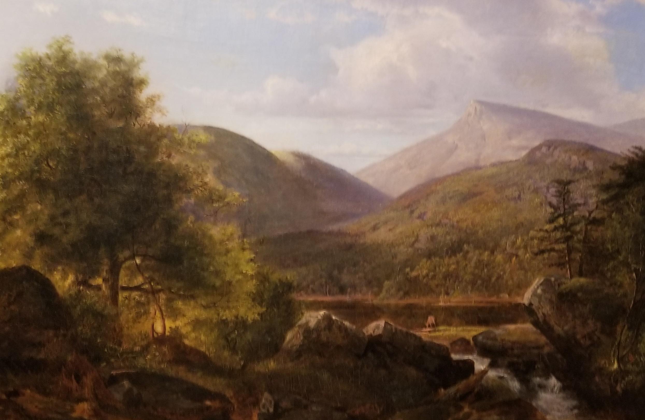 Arthur Parton - Deer in a Landscape For Sale at 1stDibs