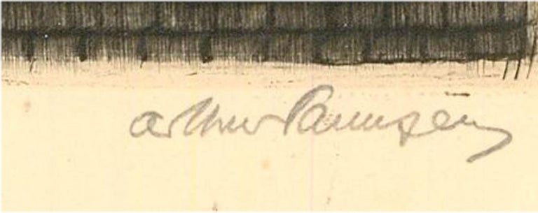 Arthur Paunzen - Arthur Paunzen (1890-1940) - 1918 Etching, Judgement ...