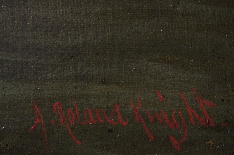 Arthur Roland Knight - 19th Century pair of sporting angling oil ...