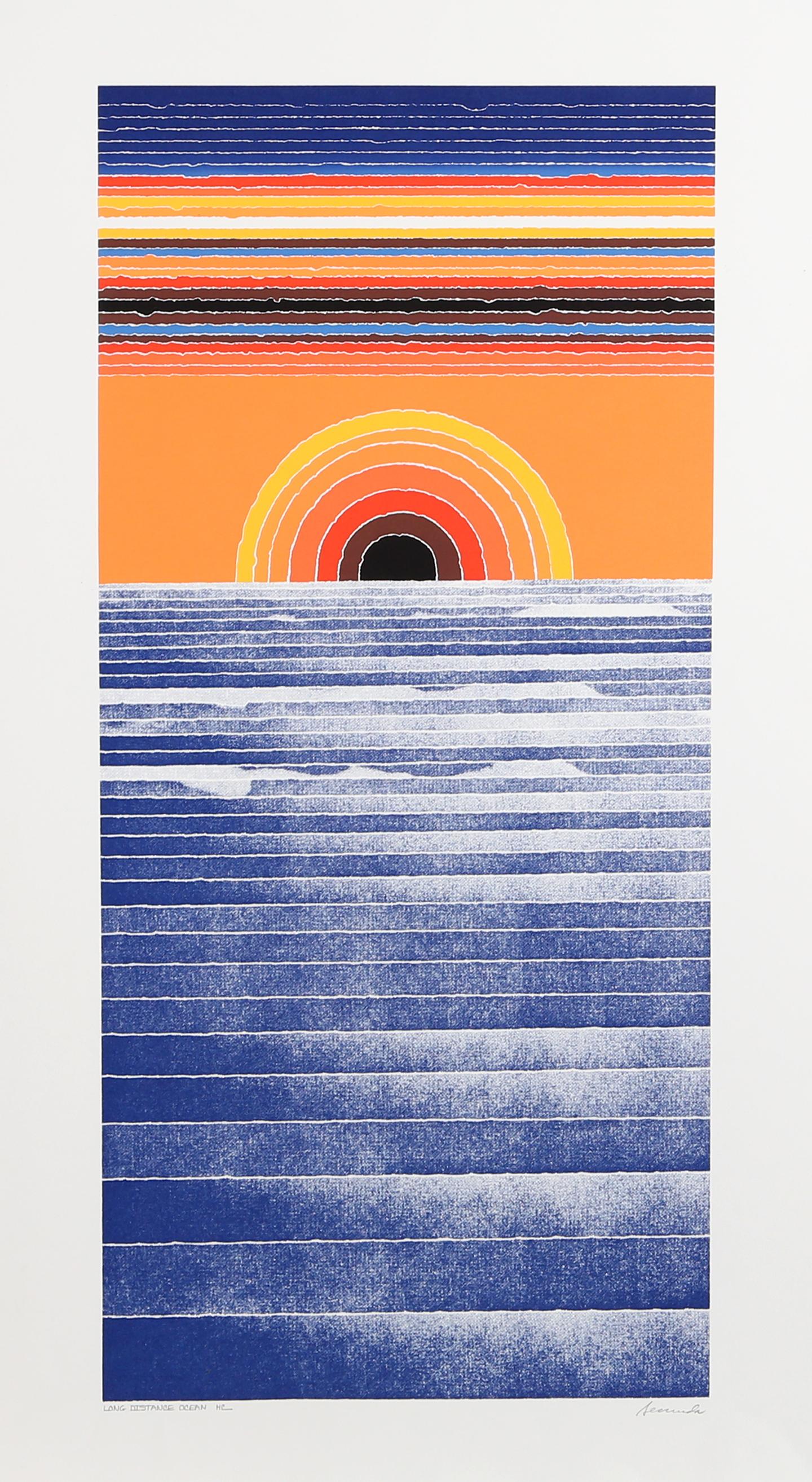 Arthur Secunda - Long Distance Ocean, Psychedelic Seascape by Arthur ...