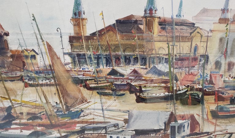 Arthur Shilstone "Belem, Brazil" Original Watercolor, circa 1960s For ...