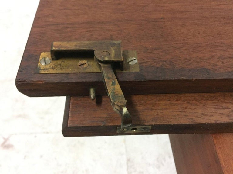 Arthur Simpson Attr an English Arts and Crafts Walnut Slide Extending ...