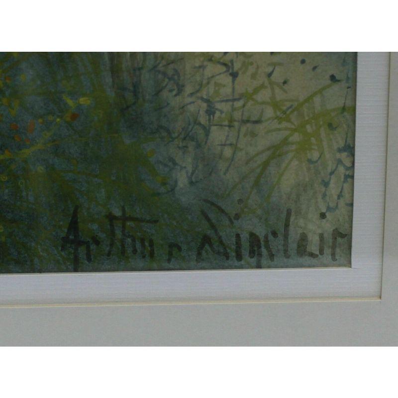 Arthur Sinclair Covey Watercolor Gouache Painting Landscape For Sale at ...