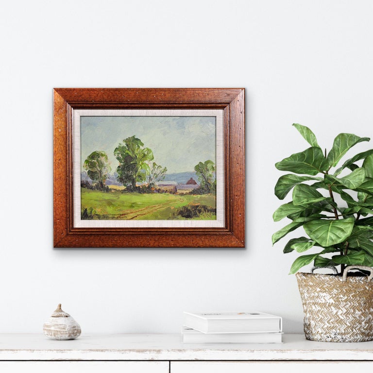 Arthur Spooner - Rural Derbyshire.A Palette of Blues, Greys and Greens ...