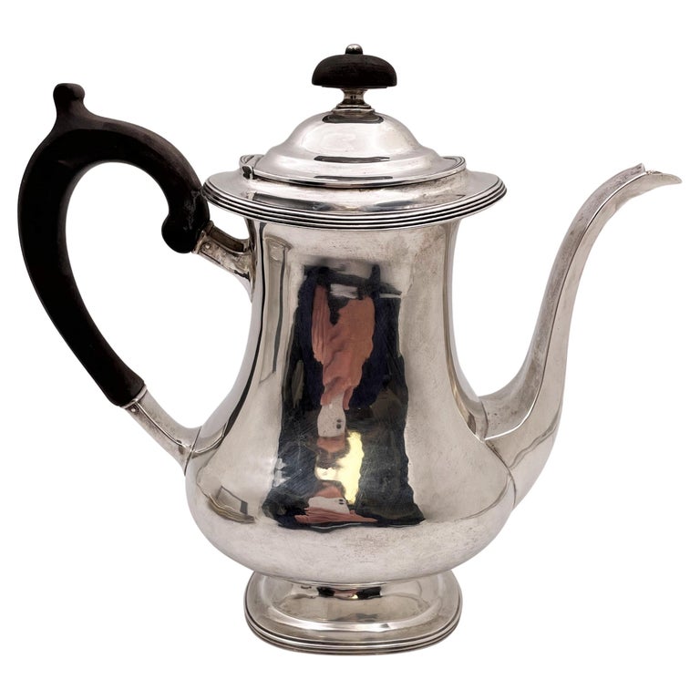 Arthur Stone Sterling Silver Arts and Crafts Hammered Coffee Pot For ...