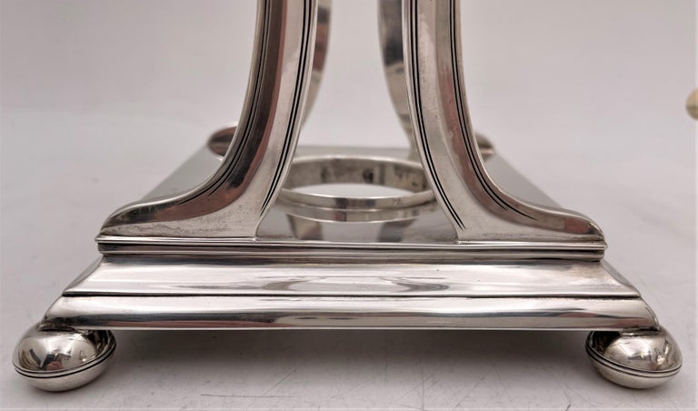Arthur Stone Sterling Silver Arts and Crafts Hammered Kettle on Stand ...