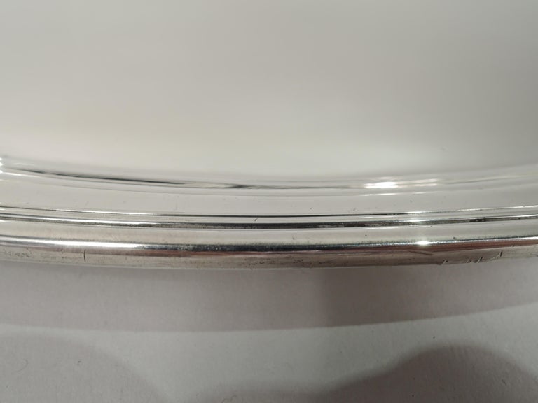 Arthur Stone Traditional Handmade Sterling Silver Serving Tray For Sale ...
