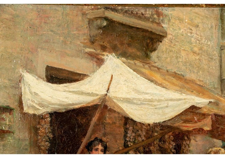 Arthur Trevor Haddon RBA 'UK, 1864-1941' Oil on Canvas, Venetian Genre ...