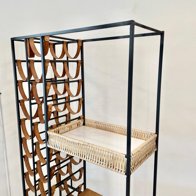 Arthur Umanoff 40 Bottle Wine Rack, 1950s, USA For Sale at 1stDibs
