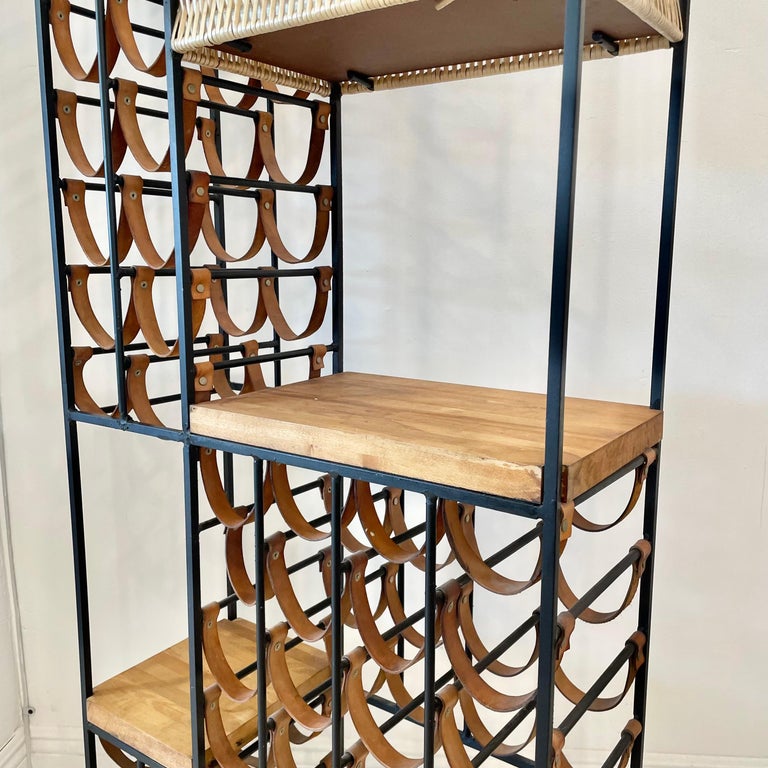 Arthur Umanoff 40 Bottle Wine Rack, 1950s USA For Sale at 1stDibs