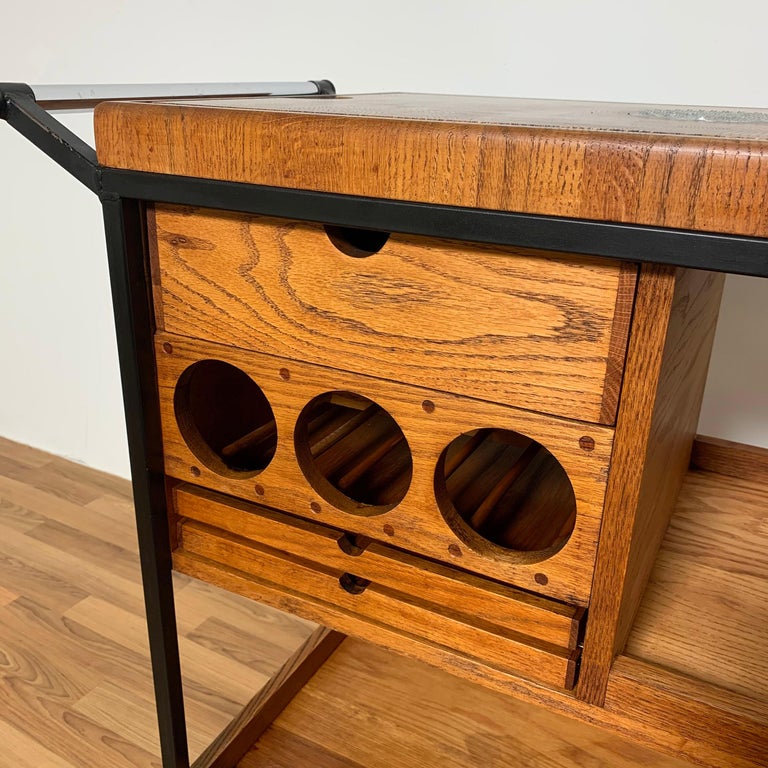 Arthur Umanoff Bar Cart Outdoor Barbeque Serving Trolley at 1stDibs ...