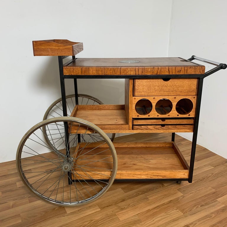 Arthur Umanoff Bar Cart Outdoor Barbeque Serving Trolley at 1stDibs ...