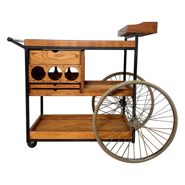 Arthur Umanoff Bar Cart Outdoor Barbeque Serving Trolley at 1stDibs ...