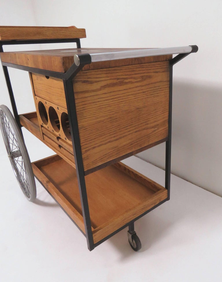 Arthur Umanoff Bar Cart Serving Trolley at 1stDibs