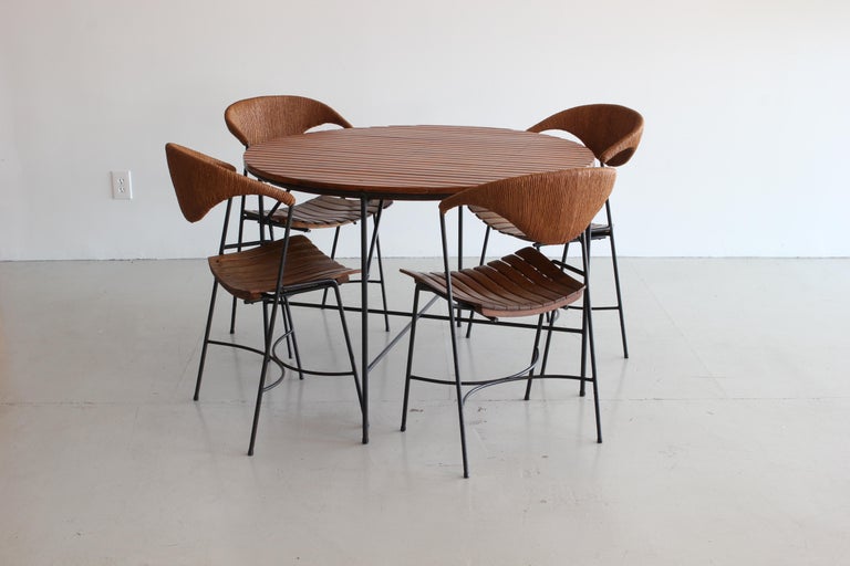 Arthur Umanoff Dining Table and Chairs at 1stDibs | arthur umanoff table