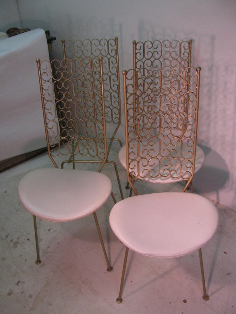Arthur Umanoff Mid Century Modern Granada Dining Table With Four Chairs
