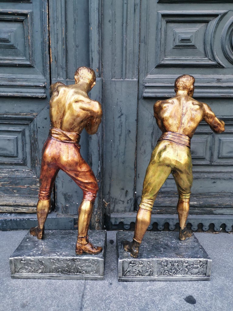 Arthur Waagen '1869-1910' Sculpture American Boxer's Boston Strong Boy ...