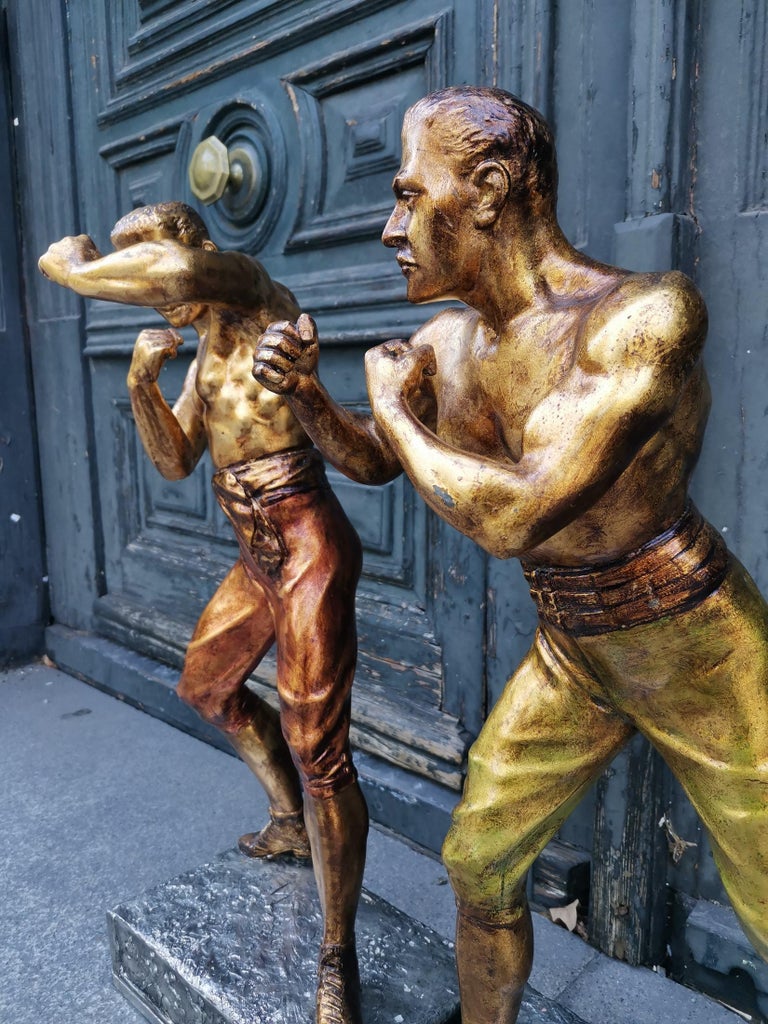 Arthur Waagen '1869-1910' Sculpture American Boxer's Boston Strong Boy ...