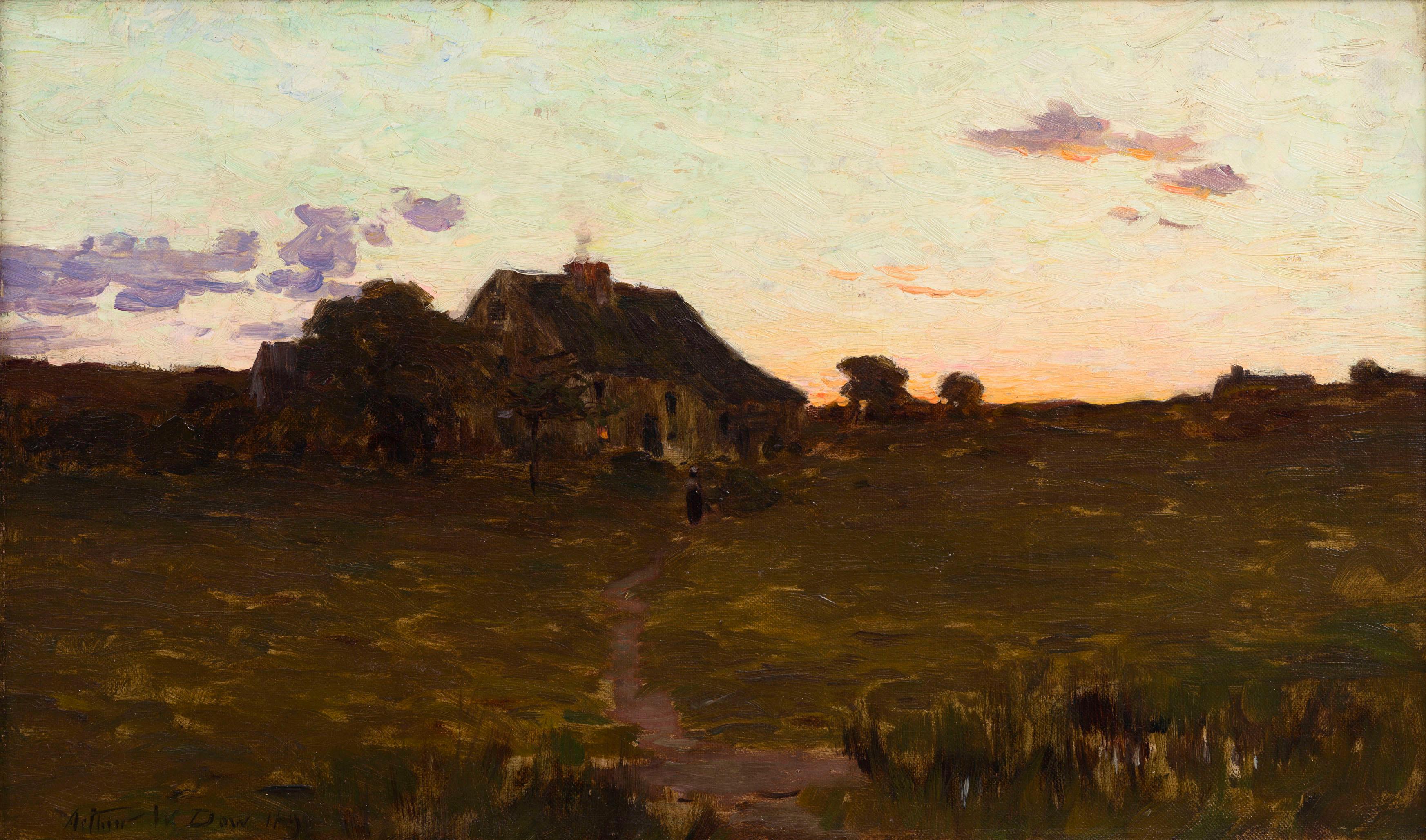 Arthur Wesley Dow - Moon Through the Trees For Sale at 1stDibs