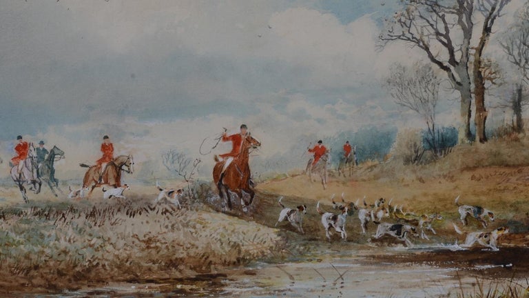 Arthur Willett - "Hunting Scene" at 1stDibs