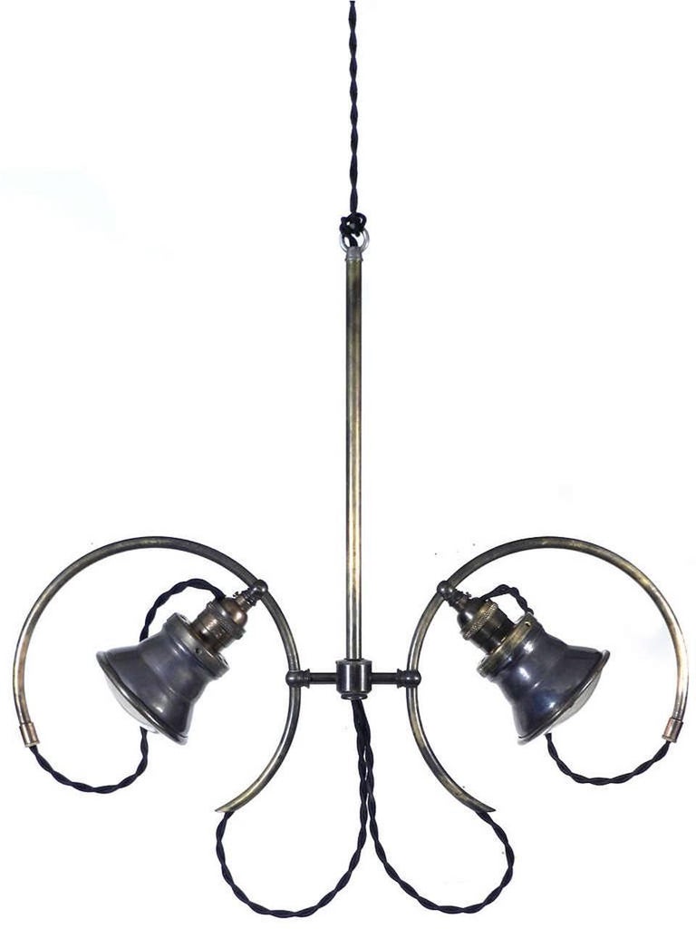 Articulated Double Hoop Pendant For Sale at 1stDibs