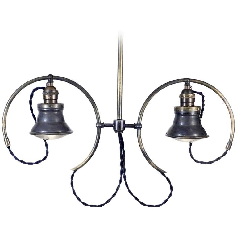 Articulated Double Hoop Pendant For Sale at 1stDibs