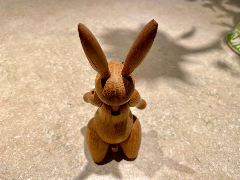 Articulated Mid-Century Danish Wooden Rabbit by Kay Bojesen For Sale at ...