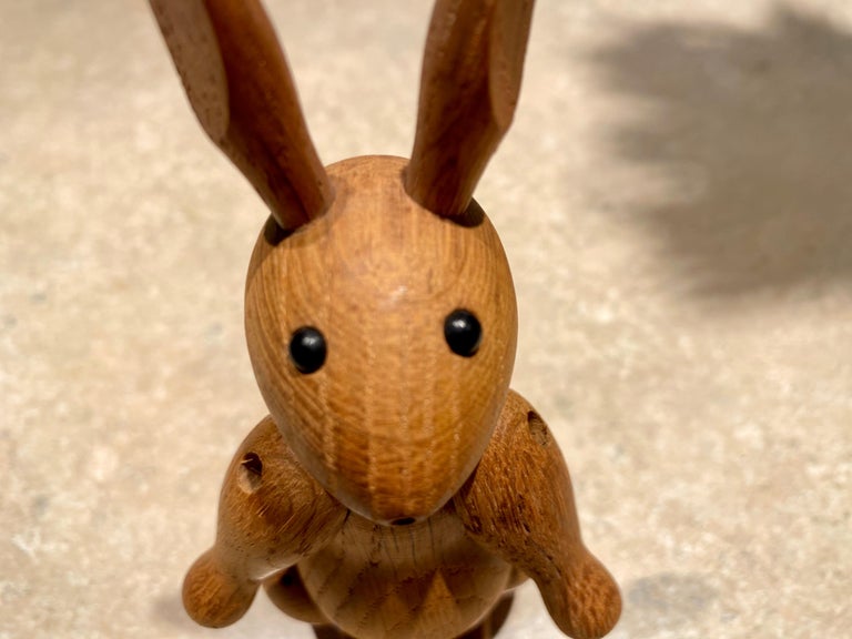 Articulated Mid-Century Danish Wooden Rabbit by Kay Bojesen For Sale at ...