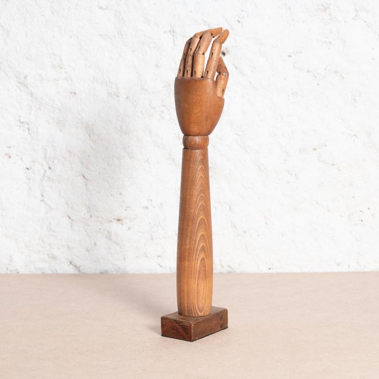Articulated Wooden Arm Mannequin, circa 1960 For Sale at 1stDibs