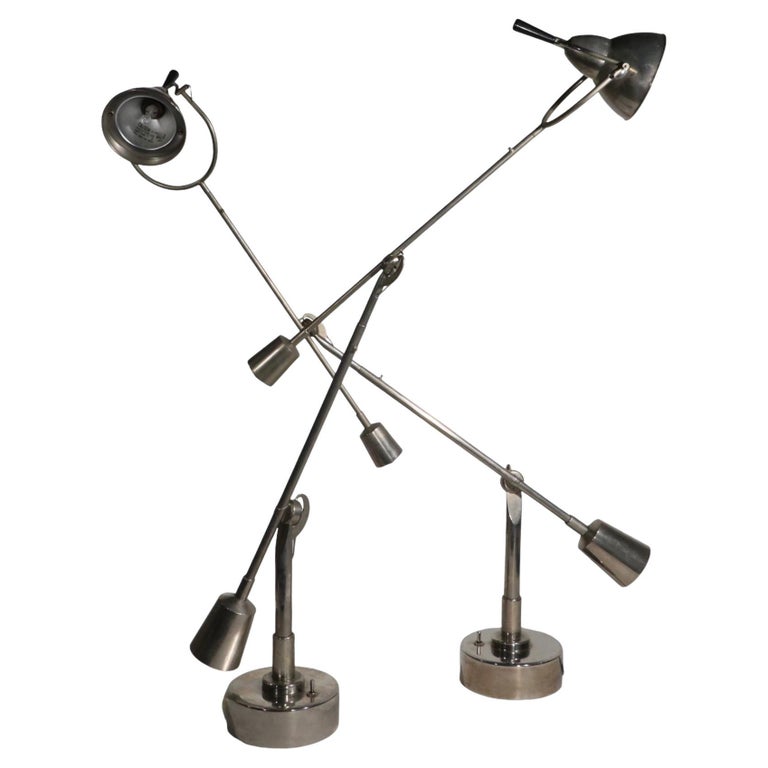 Articulating EB 27 Angle Poise Desk Lamp Designed by Buquet, C. 1990's ...