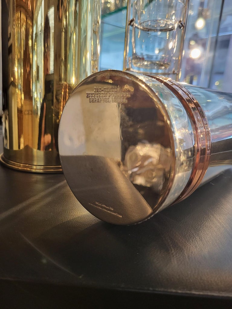 'Artillery Shell' Cocktail Shaker Sets by Gorham, USA For Sale at 1stDibs