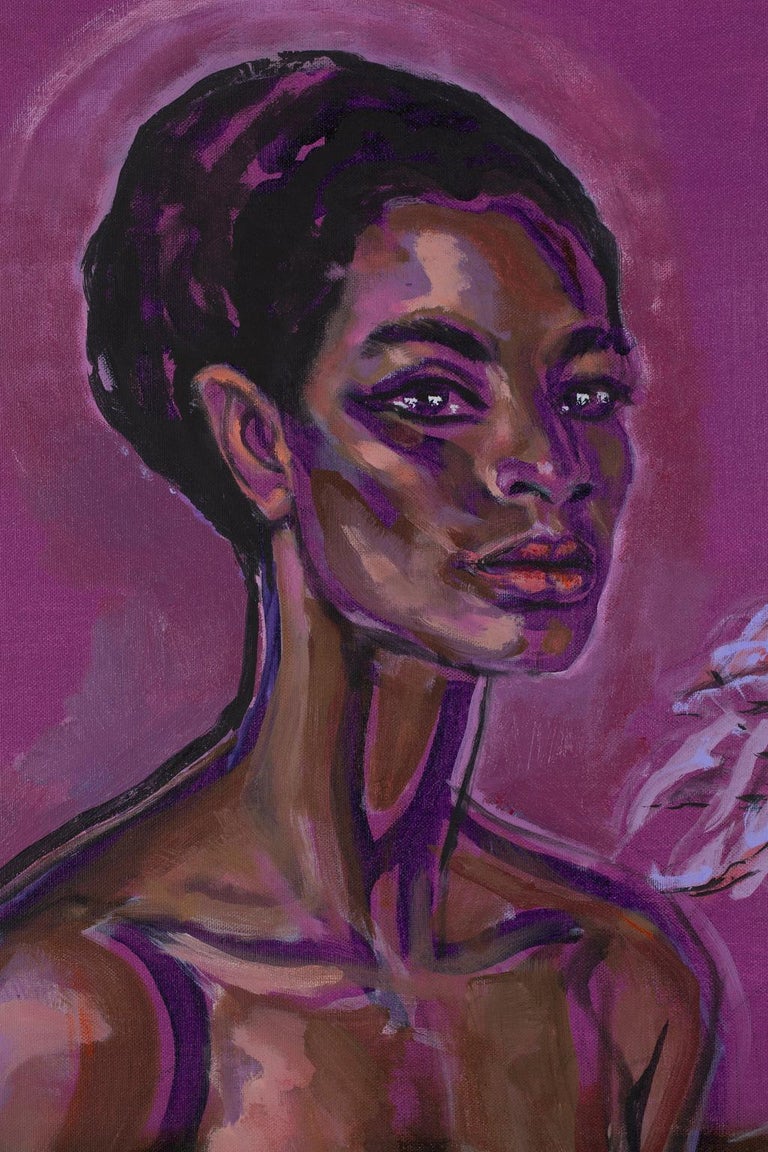Artis Lane - "Female", Acrylic on Canvas For Sale at 1stDibs