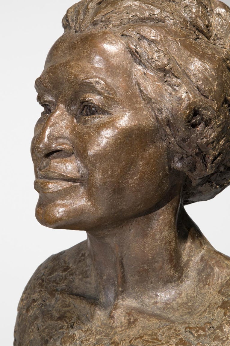 Artis Lane - "Rosa Parks" Bronze Sculpture, Figurative, Female ...