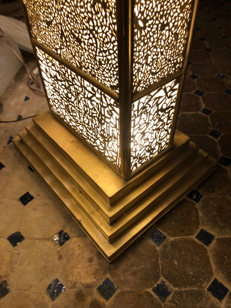 Artisan Arts and Crafts Handcrafted Floor Lamp "Tower of Light" For ...