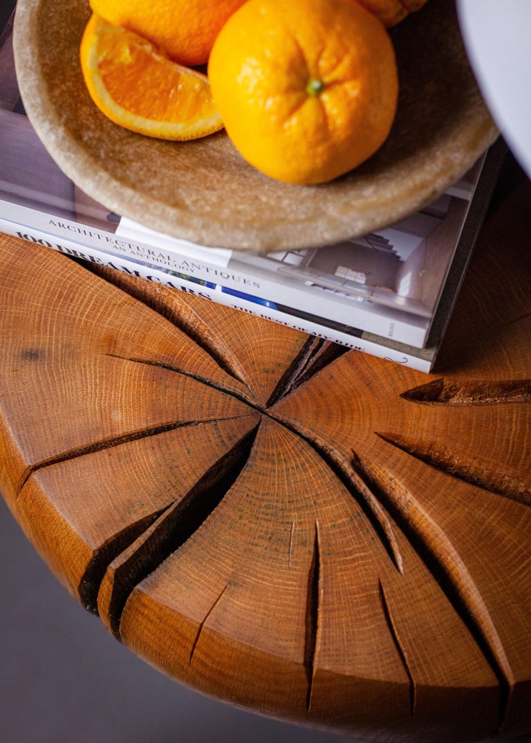 Artisan Crafted Wood Table For Sale at 1stDibs